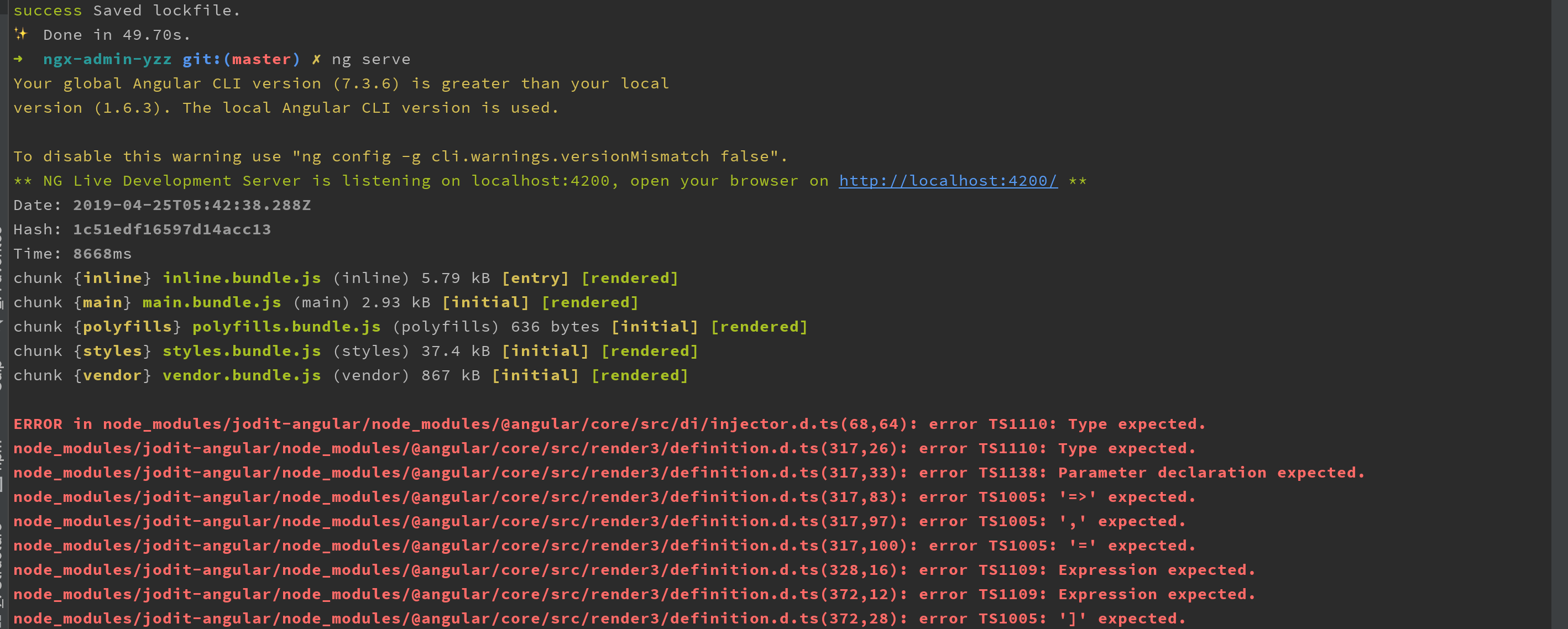 运行不起来 · Issue #3 · youzouzou/ngx-admin-yzz · GitHub