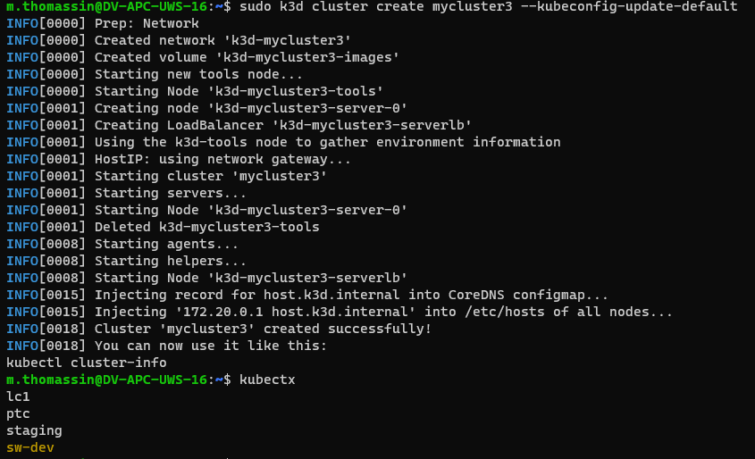 [BUG] Kubeconfig not automatically merged after k3d cluster create · Issue #812 · k3d-io/k3d ...