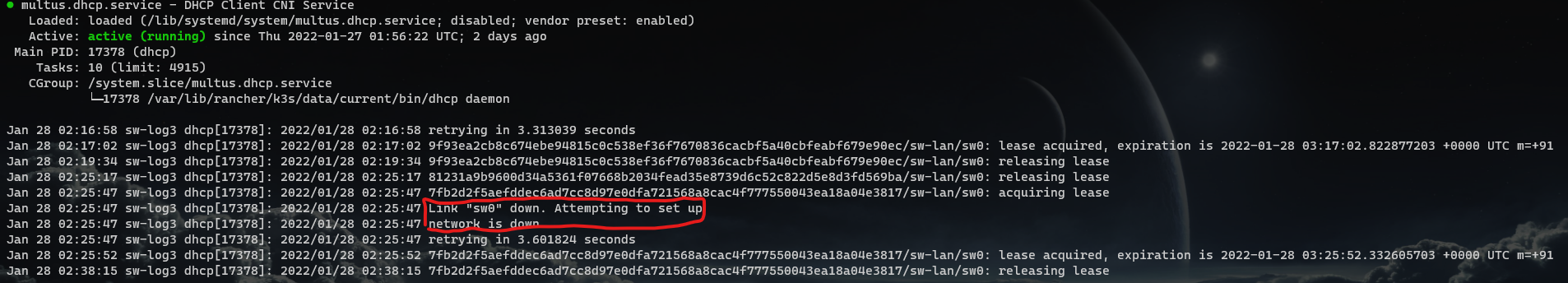 DHCP network is down · Issue #696 · containernetworking/plugins · GitHub