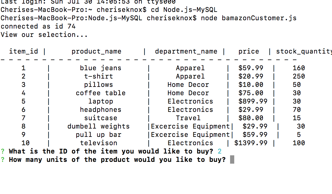 GitHub - cherisek27/Node.js-MySQL: homework 12