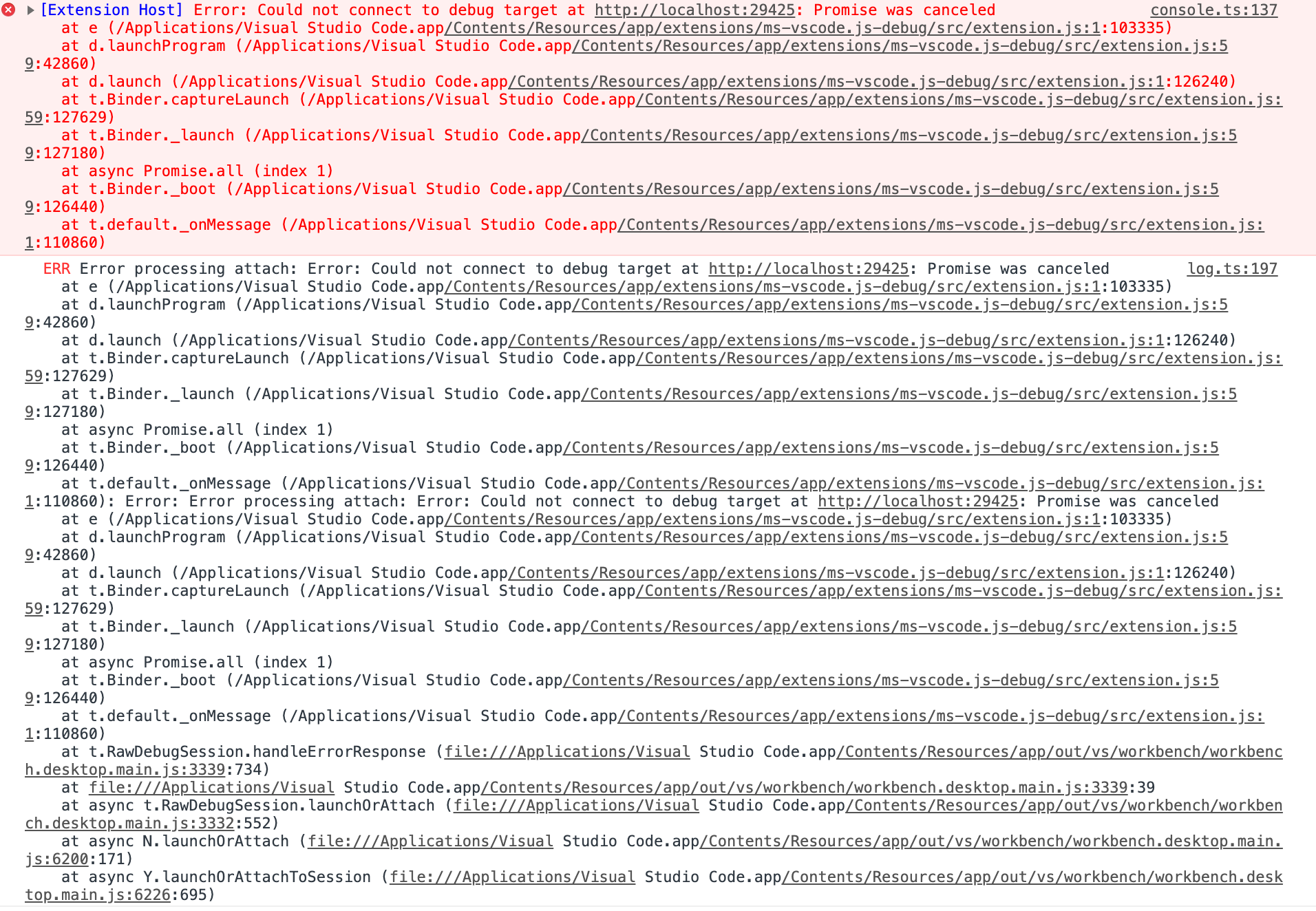 Extension host did not start in 10 seconds, it might be stopped on the ...