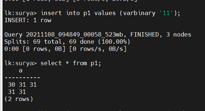 openLooKeng with mysql catlog does not work as expected for boolean and varbinary column type ...
