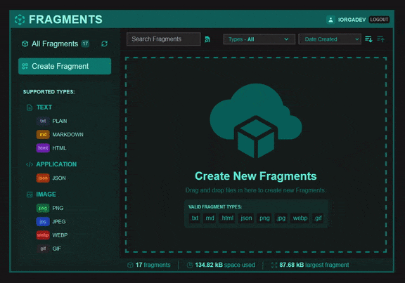 GitHub - iorgadev/fragments-ui-next