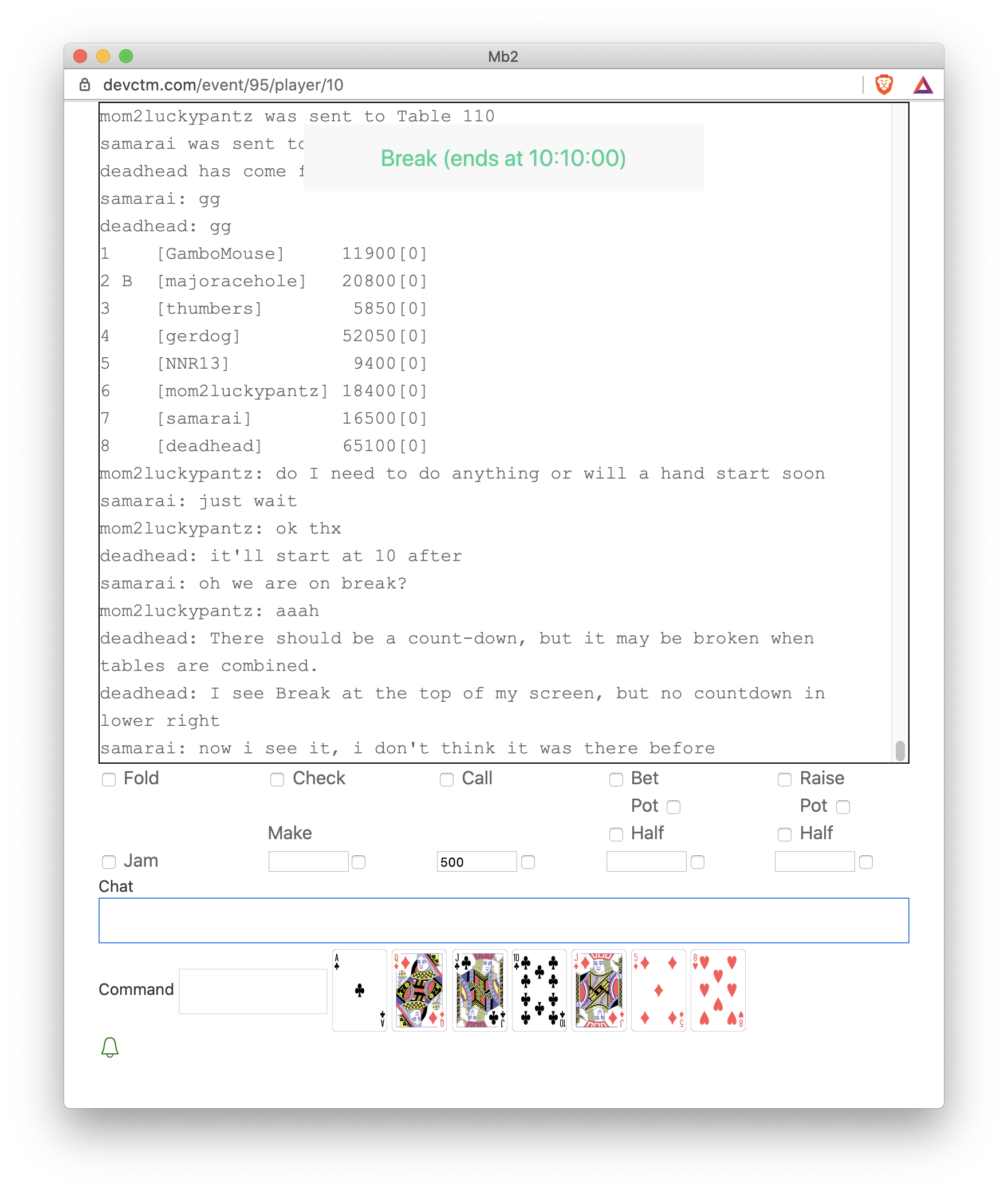 no countdown for break after table move · Issue #241 · ctm/mb2-doc · GitHub