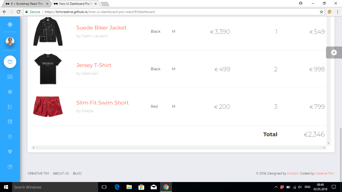 Scrollbar causing layout error · Issue #1 · creativetimofficial/ct-now-ui-dashboard-pro-react ...