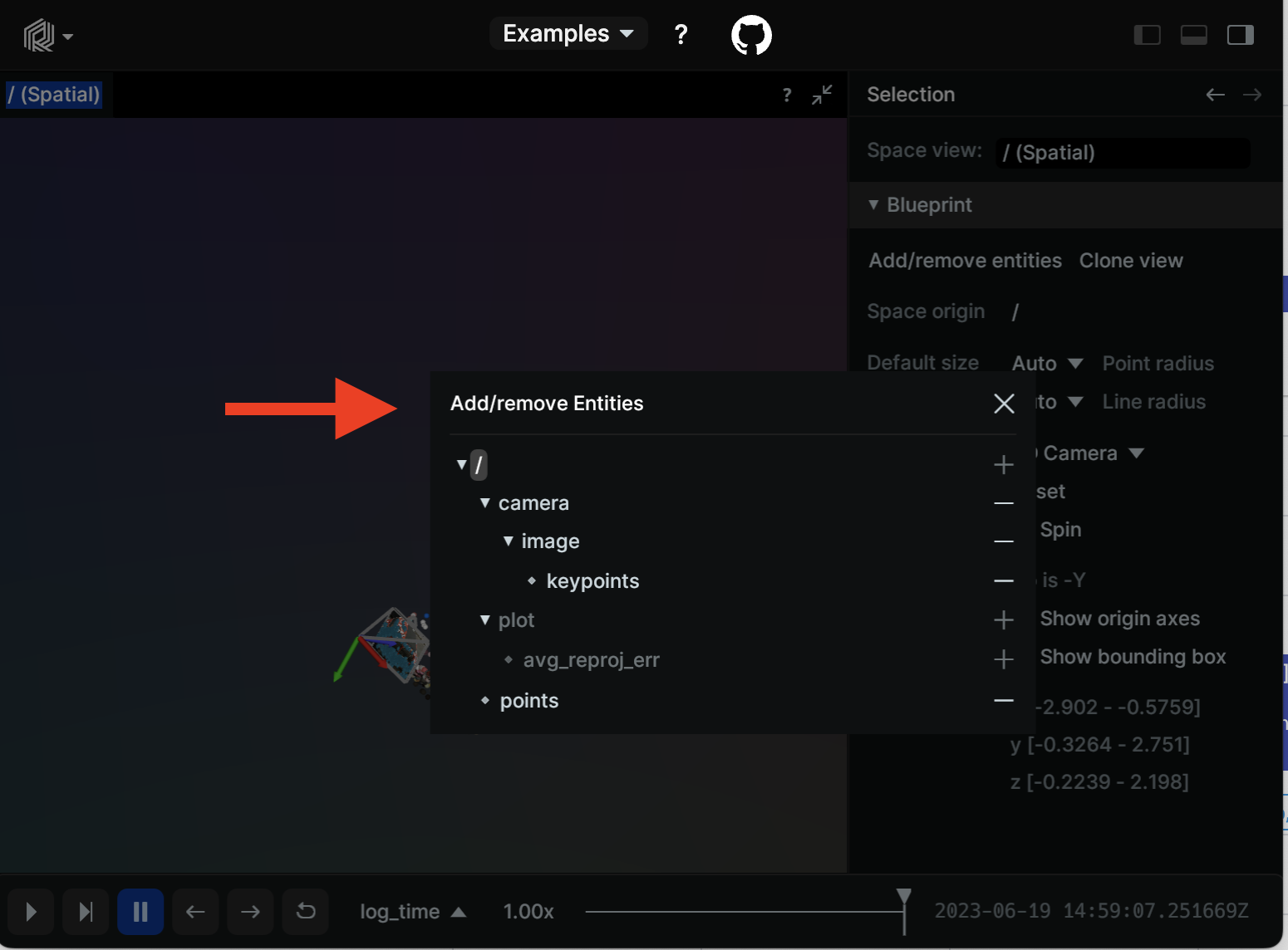 Consistent way to add/remove views and data to the blueprint in the UI ...