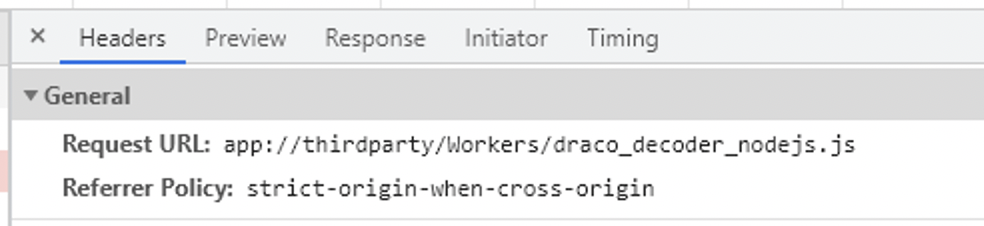 Draco Webwork URL Rewritten incorrectly in Electron · Issue #10145 · CesiumGS/cesium · GitHub
