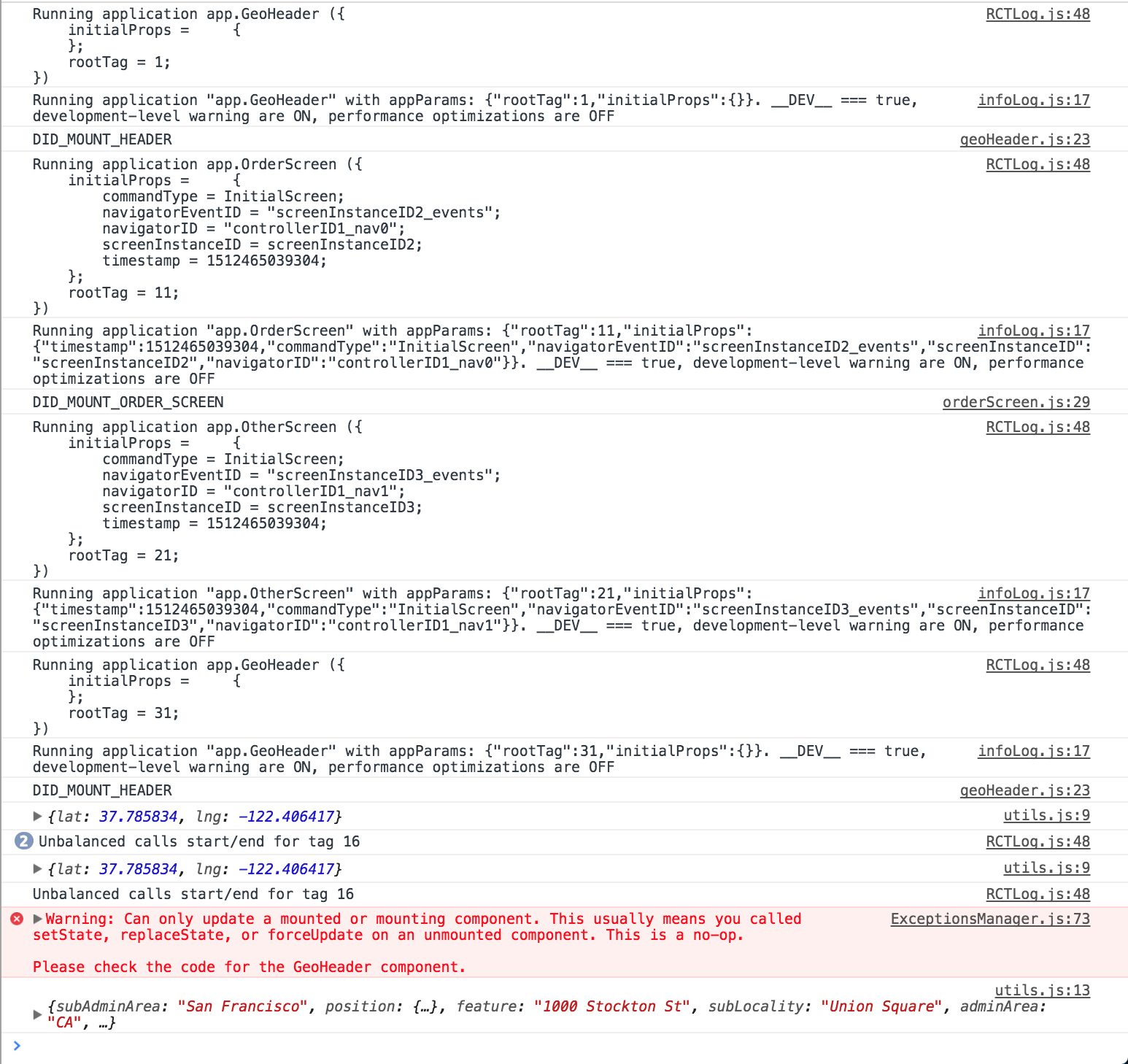navBarCustomView component is mounted twice · Issue #2278 · wix/react-native-navigation · GitHub