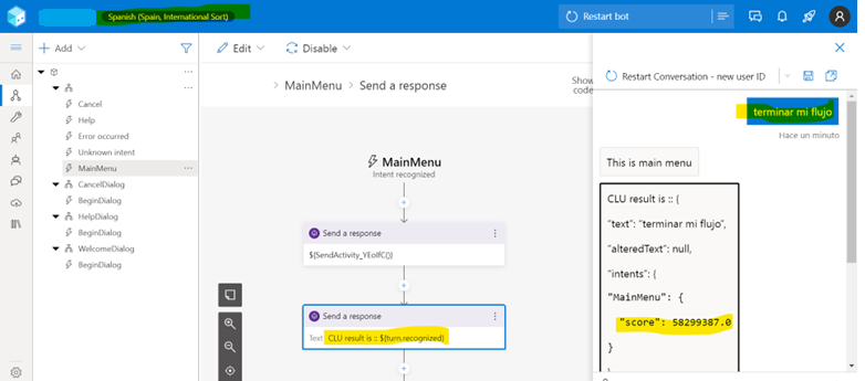 Malfunctioning issue: CLU custom recognizer in Composer · Issue #1510 · microsoft/botframework ...