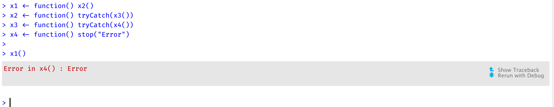Traceback is a tree, not a stack · Issue #2393 · rstudio/rstudio · GitHub