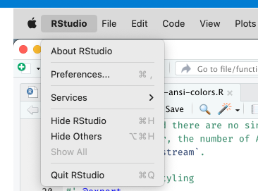 "About RStudio" misplaced in French (and other menu problems) · Issue #11189 · rstudio/rstudio ...