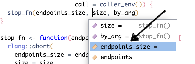 Adjust `rsmatchcall` To Keep Unnamed Arguments Only Before The Cursor By Romainfrancois