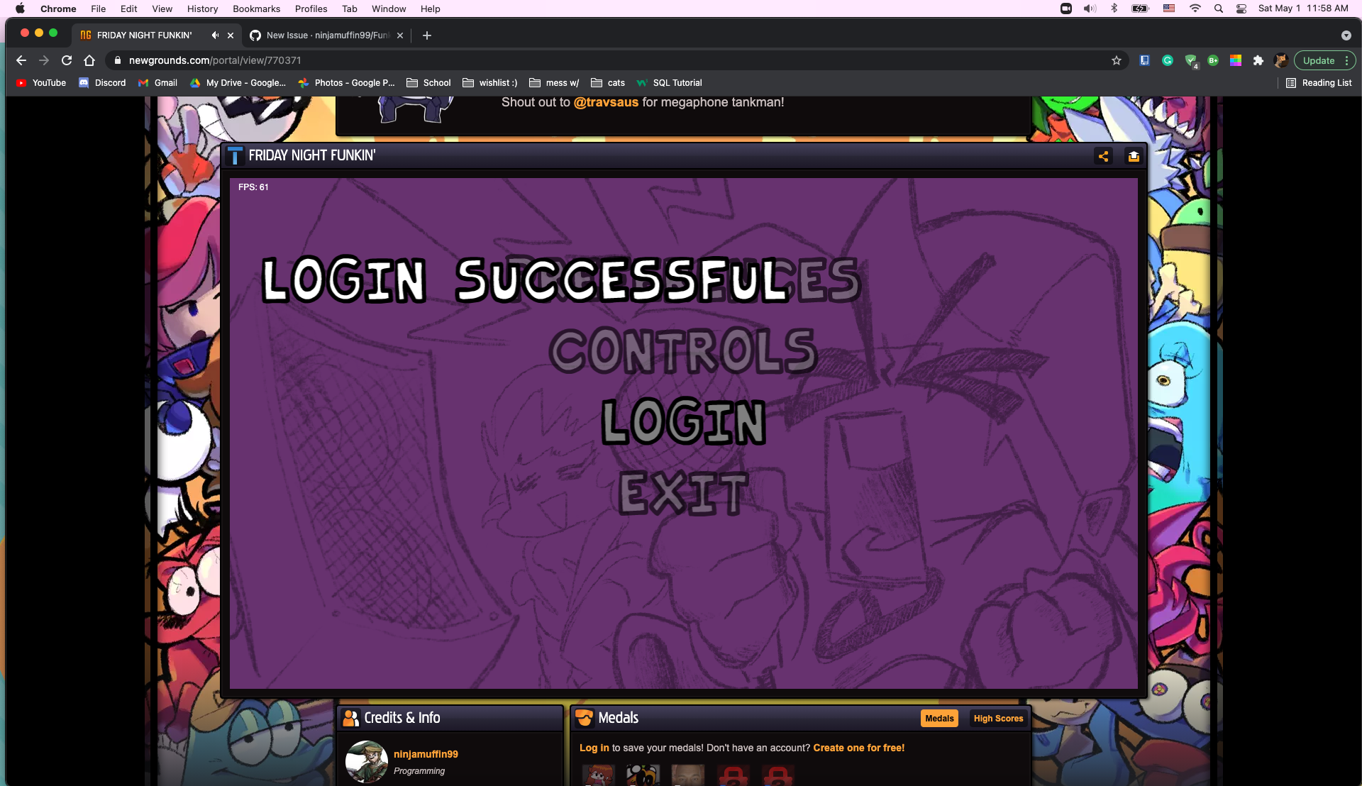 Bug report: Softlock (?) on login · Issue #995 · FunkinCrew/Funkin · GitHub