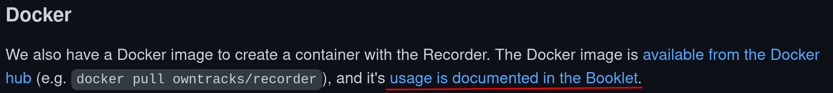 Cyclic docs · Issue #391 · owntracks/recorder · GitHub