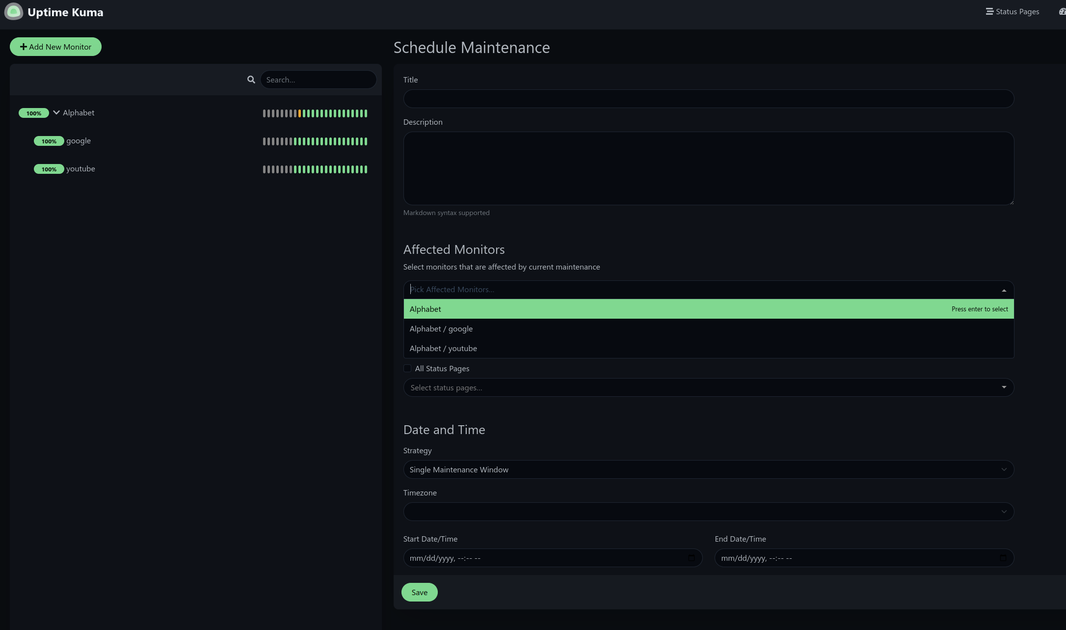 Dashboard · Issue #1191 · louislam/uptime-kuma · GitHub