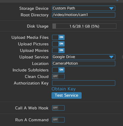 Camera not write data to folder or GoogleDisk · Issue #1891 · motioneye-project/motioneye · GitHub