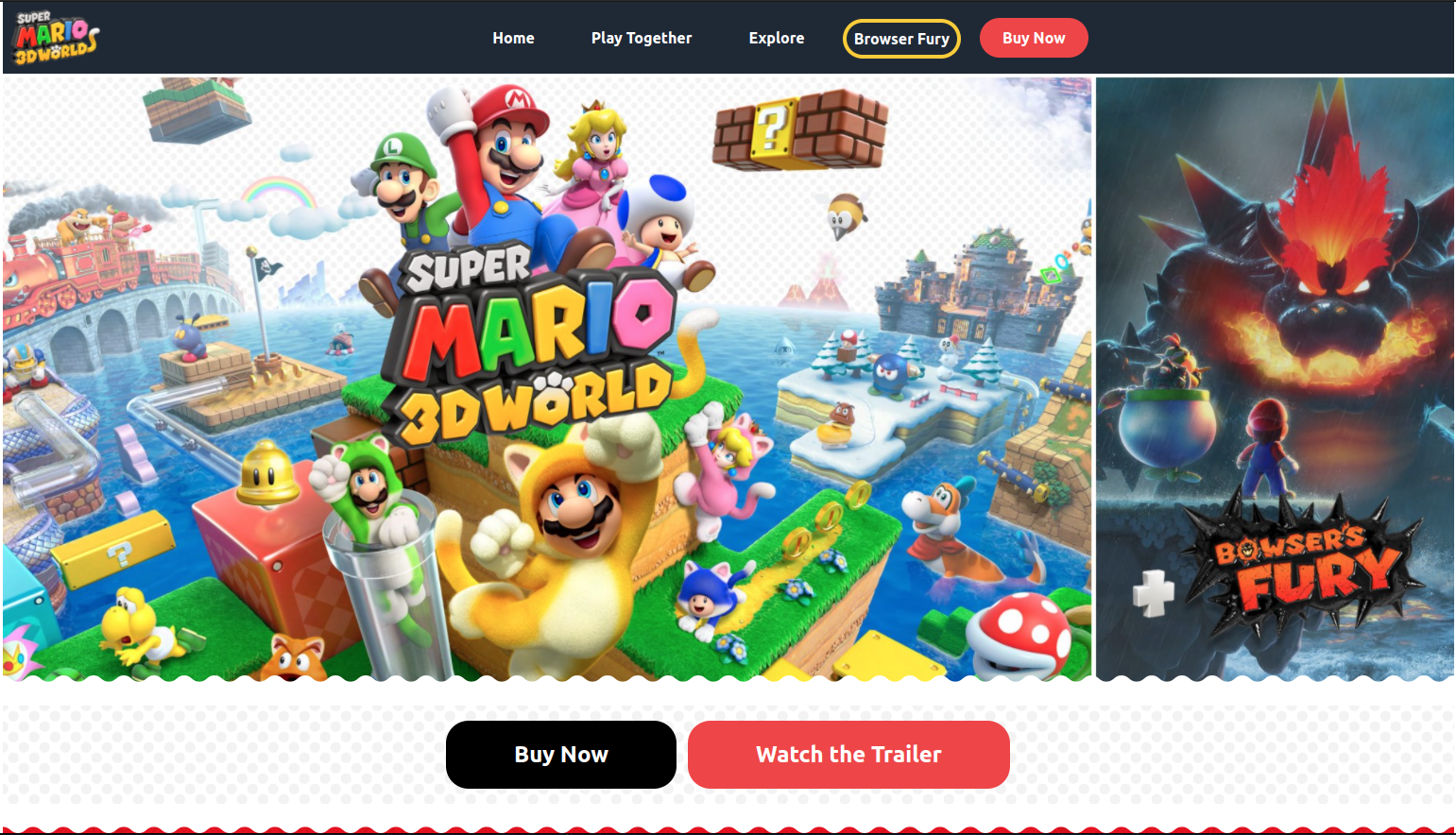 GitHub - GilberthR10/Mario-clone-page: Super Mario landing page clone ...