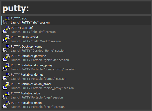 Putty Allow to configure which sessions to load · Issue #282 · Keypirinha/Keypirinha · GitHub