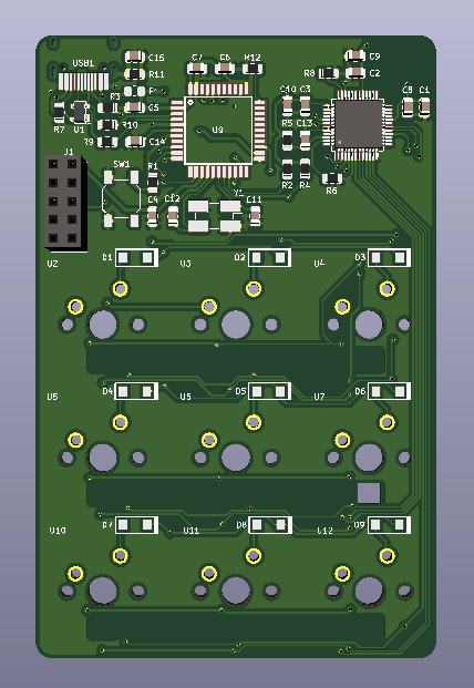 GitHub - ykabbani/9KeyBoard: Custom mechanical keyboard with 9 keys.