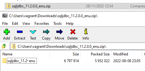 Zip file directory structure issue · Issue #1978 · microsoft/mssql-jdbc · GitHub