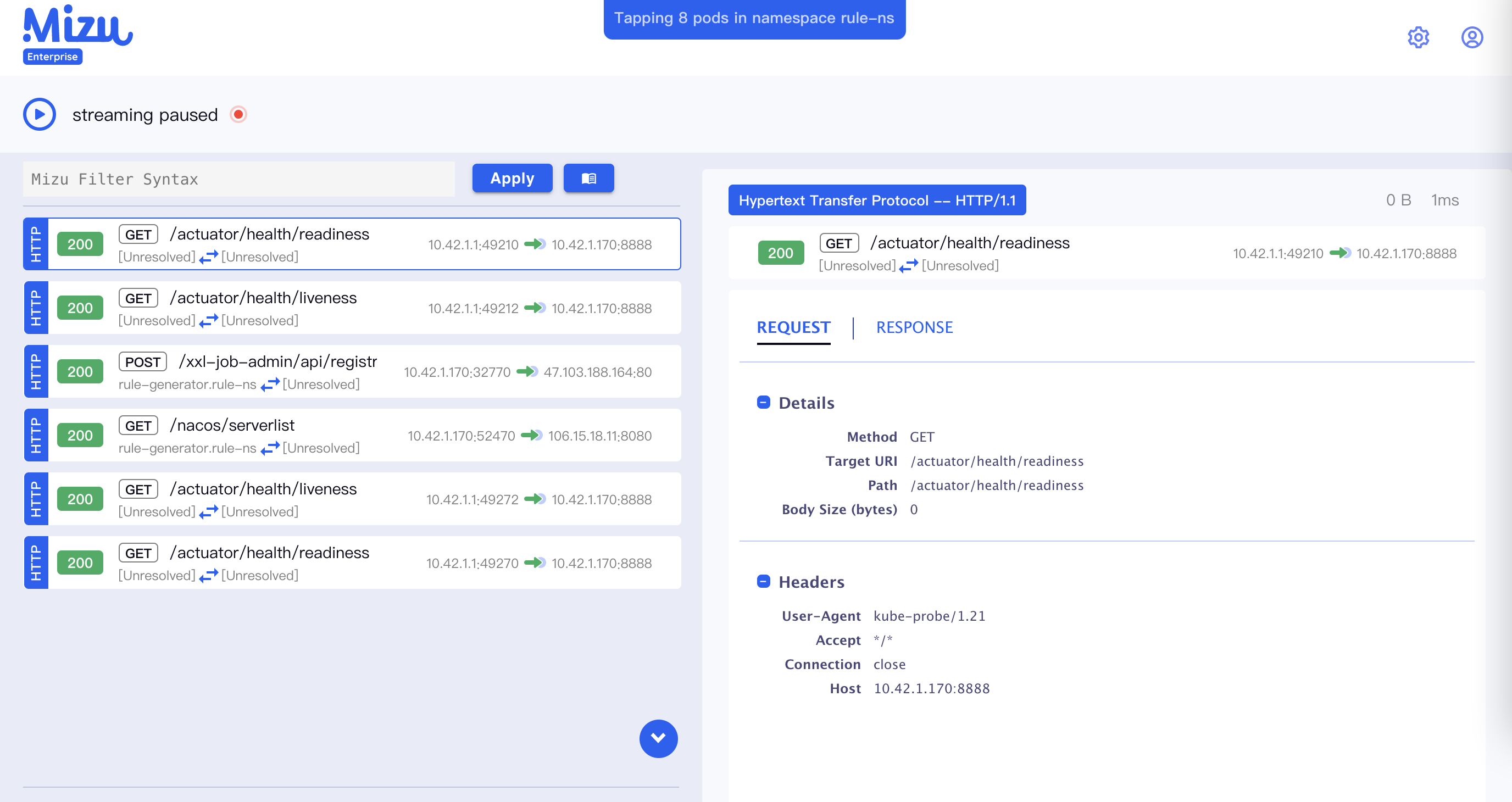 Mizu API server was not ready in time · Issue #612 · kubeshark/kubeshark · GitHub