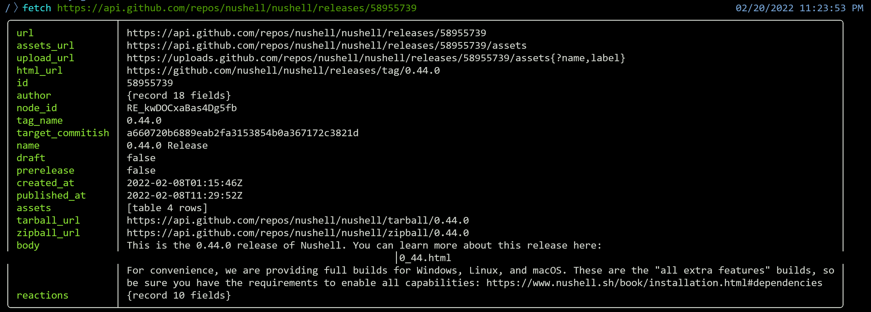 Table layout breaks on link in text · Issue #4578 · nushell/nushell · GitHub