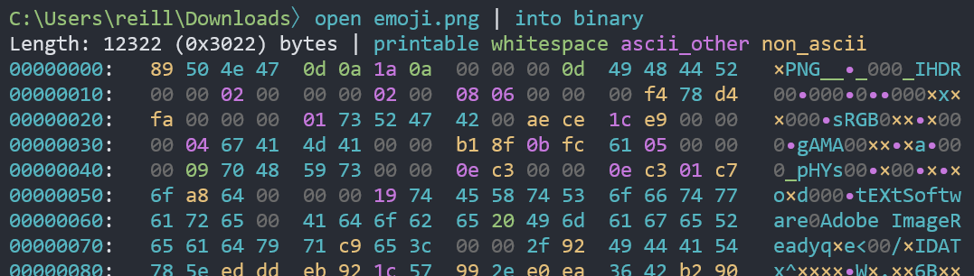 Cannot Open Binary Data On Windows · Issue 6619 · Nushellnushell · Github
