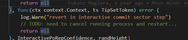 Log Warn Revert In Interactive Commit Sector Step · Issue 6251 · Filecoin Project Lotus · Github