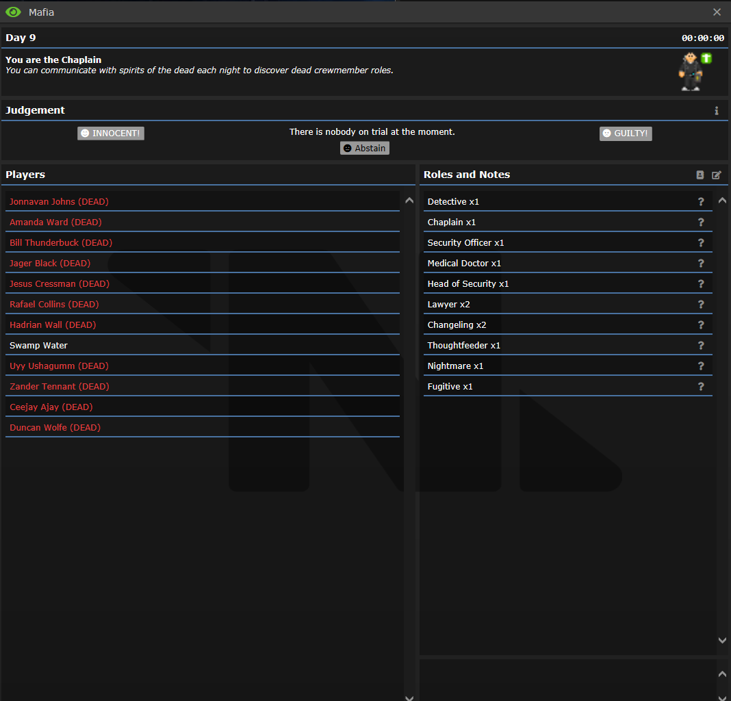 [Mafia Minigame] Chaplain ability does not work · Issue #64282 · tgstation/tgstation · GitHub