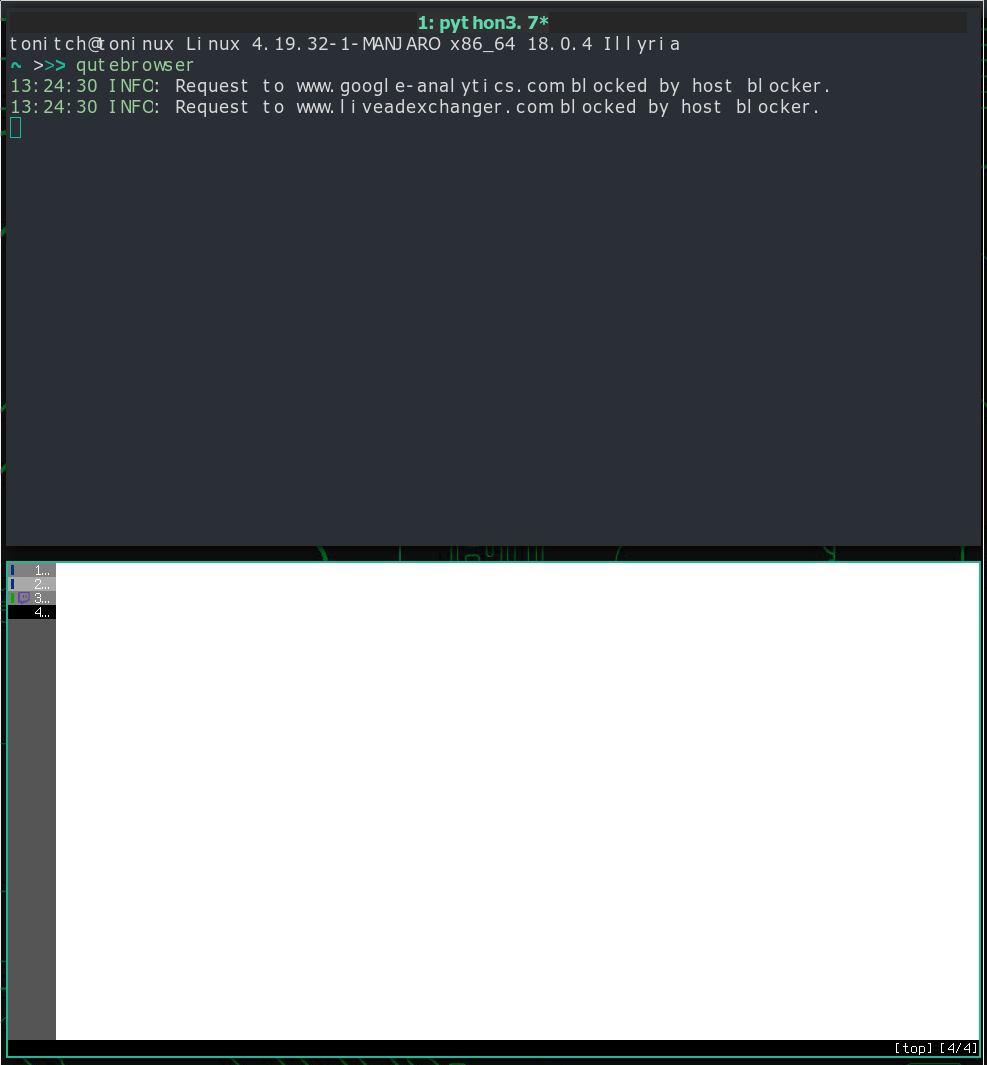 not responding on launch · Issue #4700 · qutebrowser/qutebrowser · GitHub