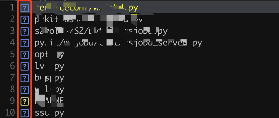 LeaderfFile 文件名前面有一个问号图标 · Issue #575 · Yggdroot/LeaderF · GitHub