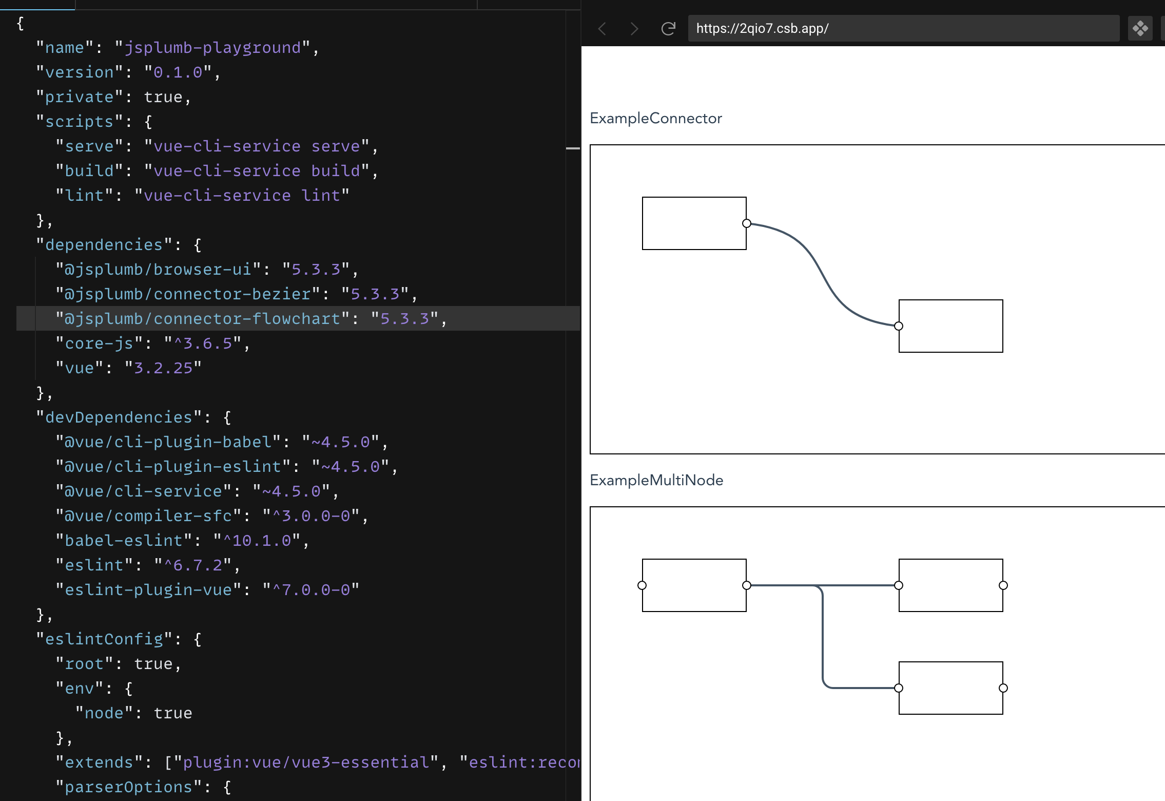 jsPlumb: unknown connector type 'Bezier · Issue #318 · jsplumb/community-edition · GitHub