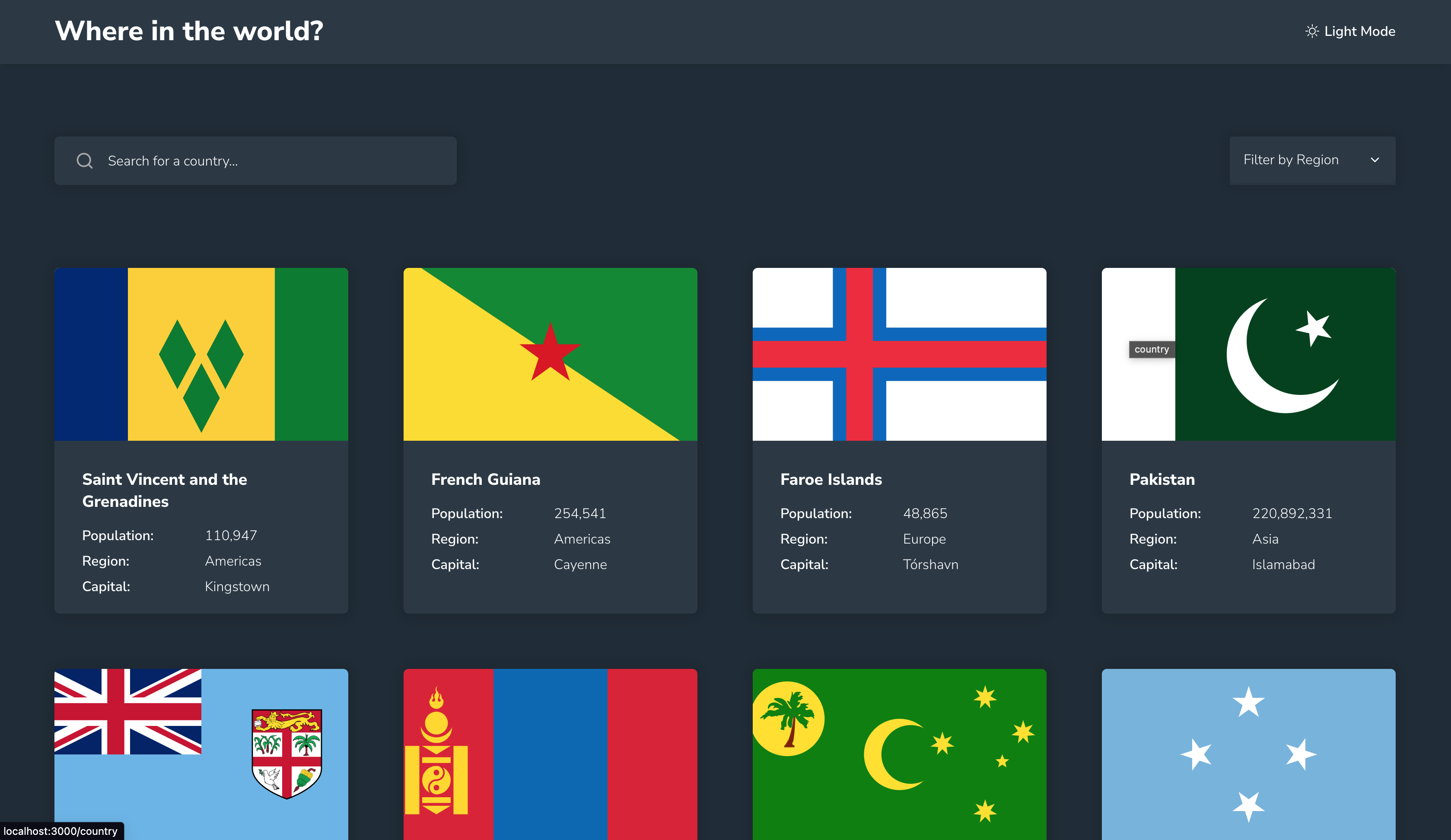 GitHub - KaiserPhemi/countries-list