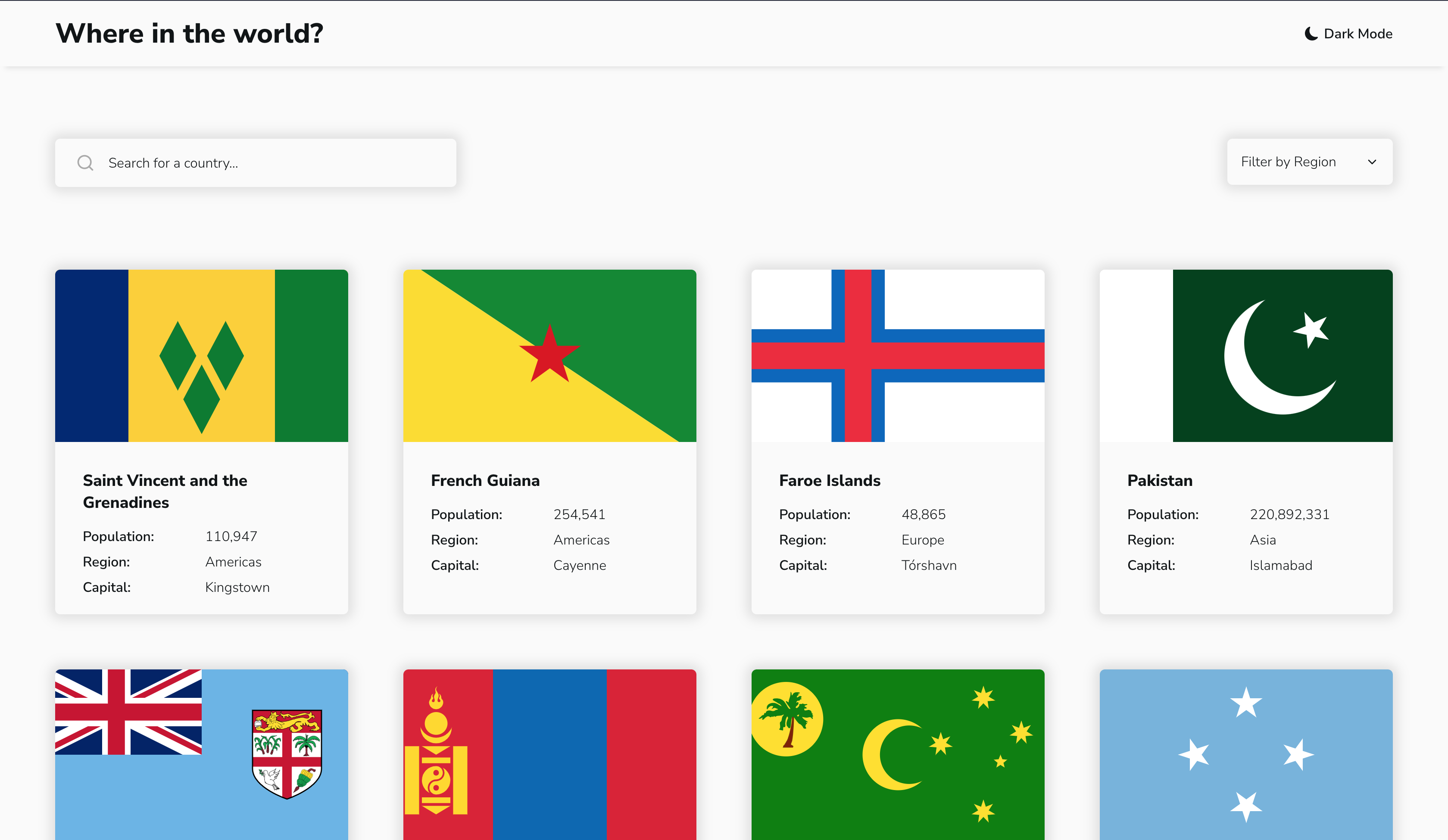 GitHub - KaiserPhemi/countries-list
