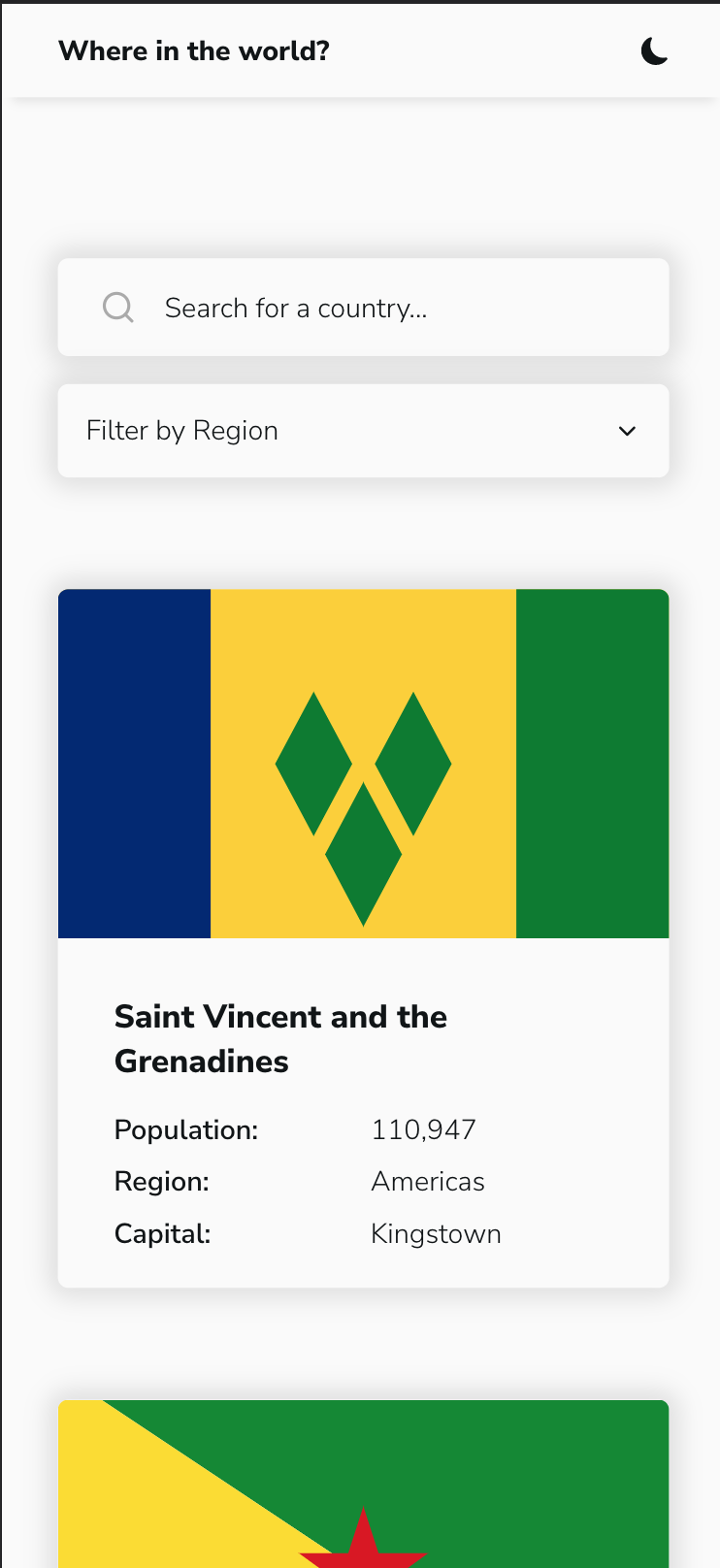GitHub - KaiserPhemi/countries-list