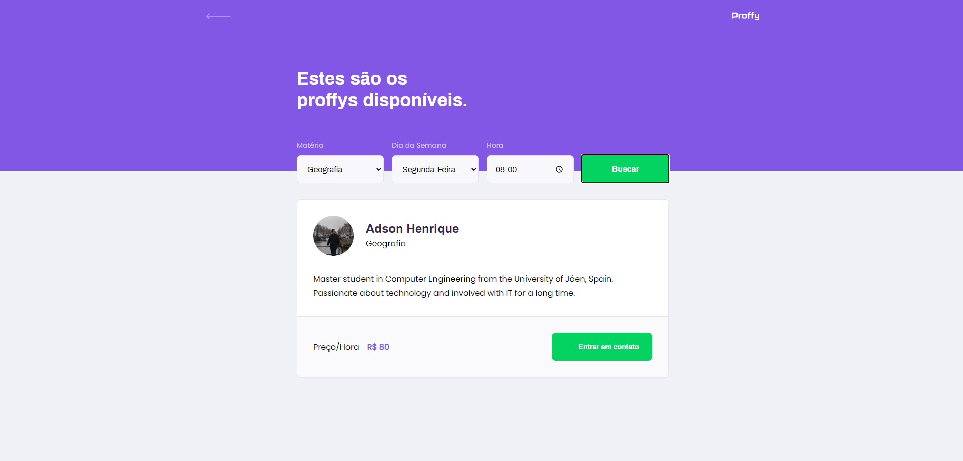 GitHub - AdSoNaTuRaL/proffy: 🚀 Project made to connect teachers to students