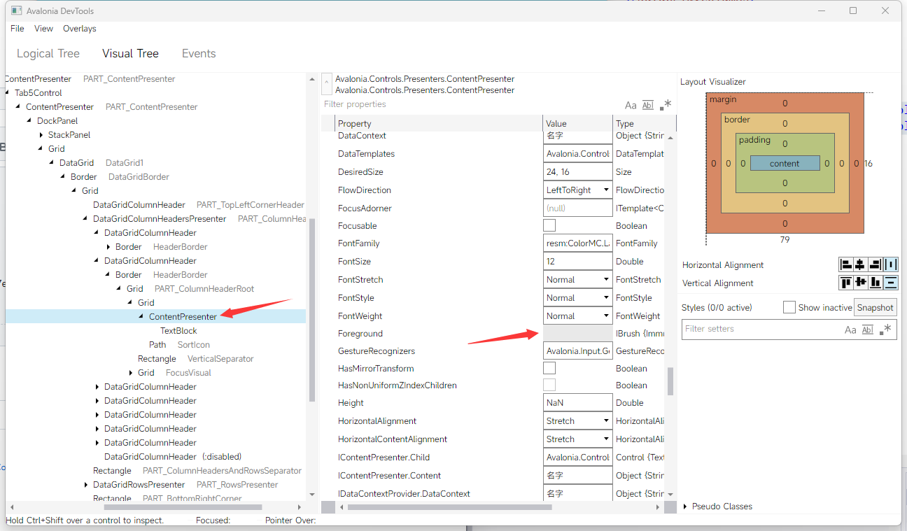 How to set `TextBlock.Foreground` in `DataGridColumnHeader` · AvaloniaUI Avalonia · Discussion ...