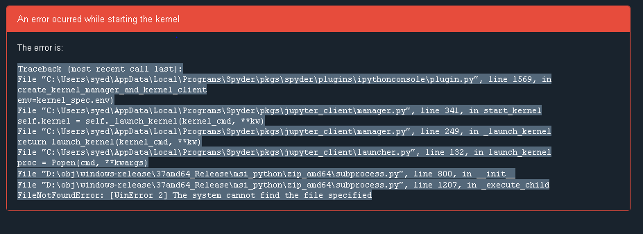 FileNotFoundError: [WinError 2] The system cannot find the file specified · Issue #16570 ...