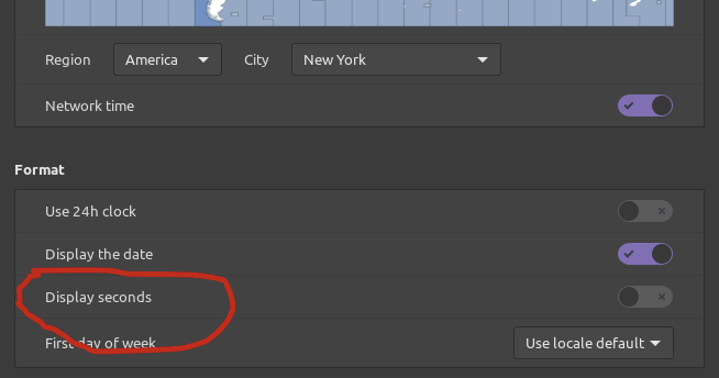 [Feature request] Show seconds button in the "Date and Time Settings" window · Issue #10698 ...