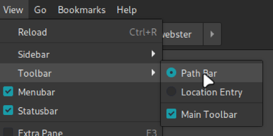 regression in pathbar · Issue #3147 · linuxmint/nemo · GitHub