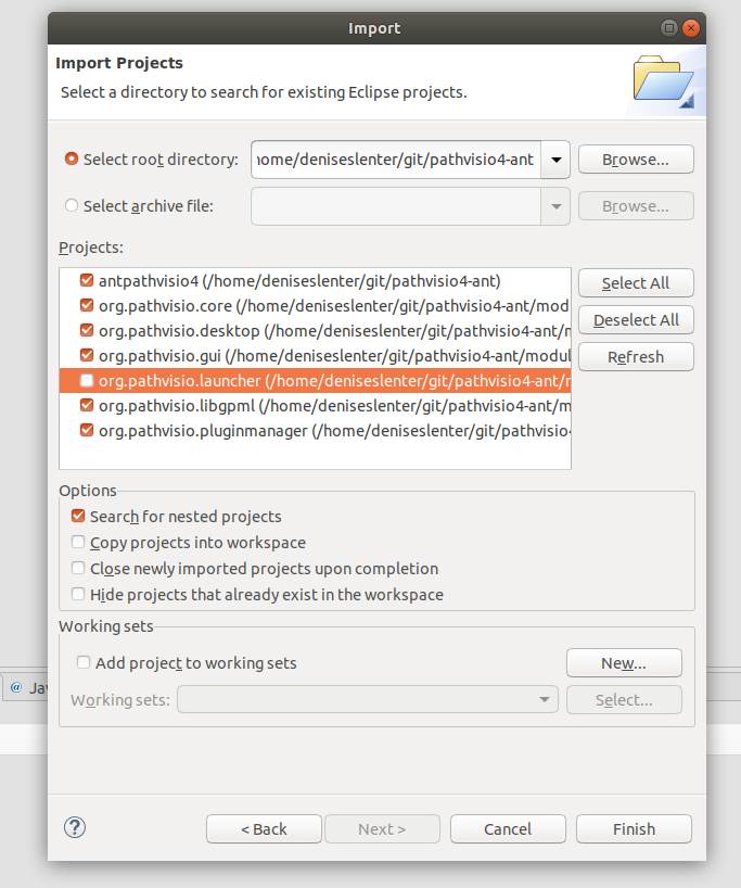 Update Eclipse instructions · Issue #33 · PathVisio/pathvisio4-ant · GitHub