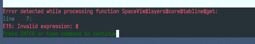 Error detected while processing function SpaceVim#layers#core#statusline#get · Issue #1101 ...