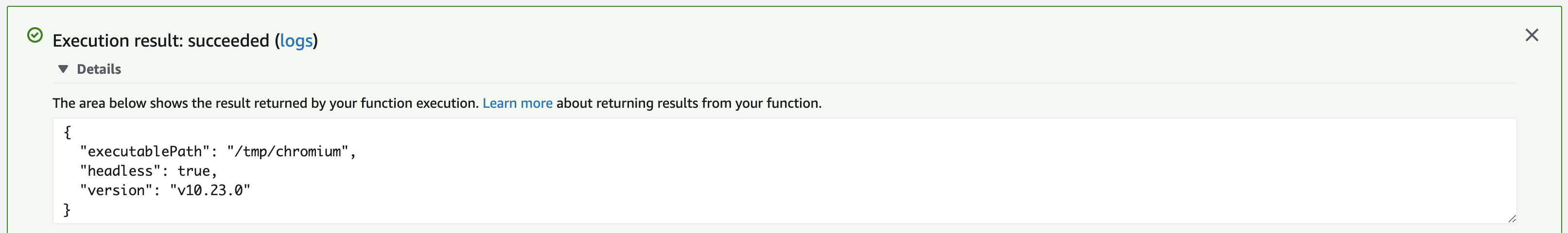 [bug] Headless False And Executablepath Null In Aws Lambda · Issue 171 · Alixaxel Chrome Aws