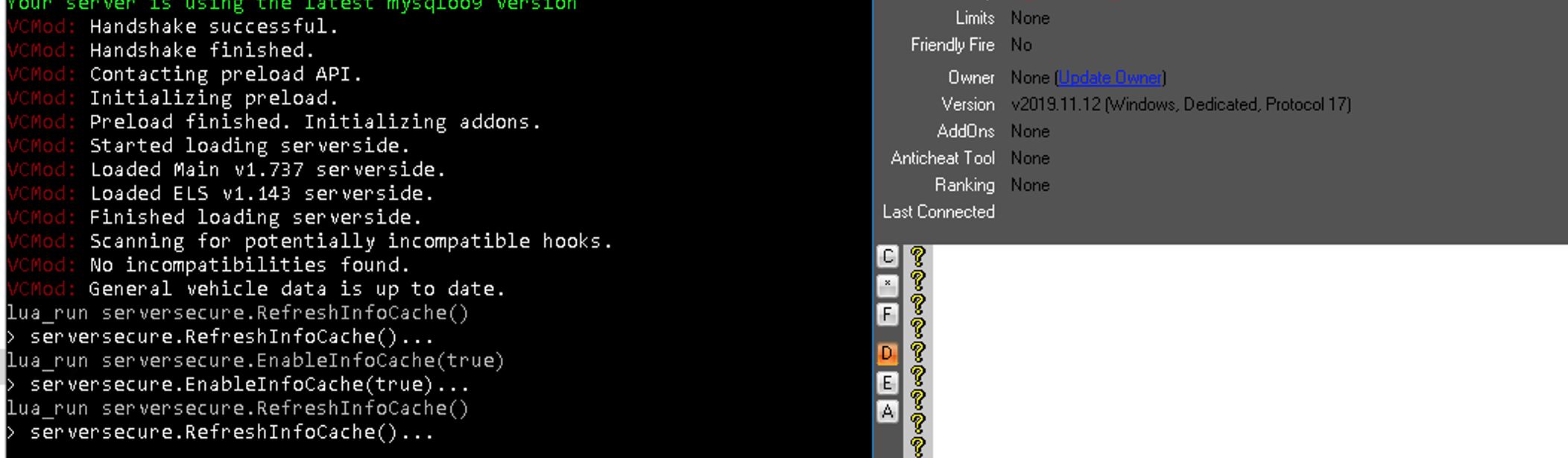 EnableInfoCache shows server as not VAC enabled · Issue #41 · danielga/gmsv_serversecure · GitHub