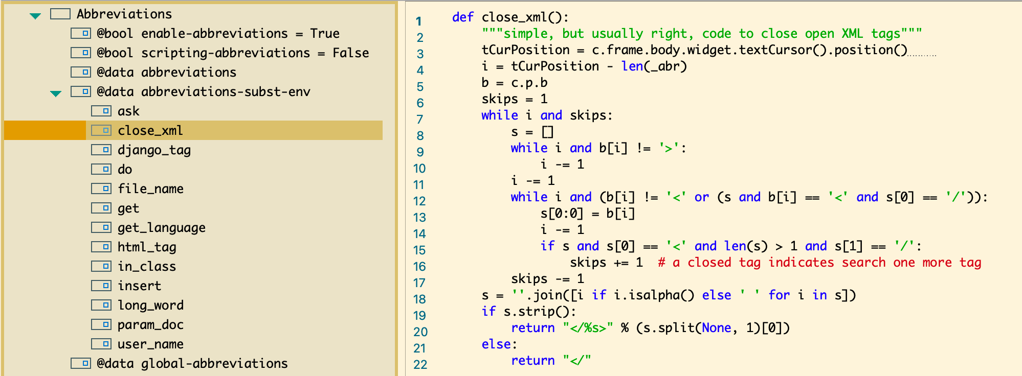 abbreviation of Missing number · Issue #2990 · leo-editor/leo-editor · GitHub