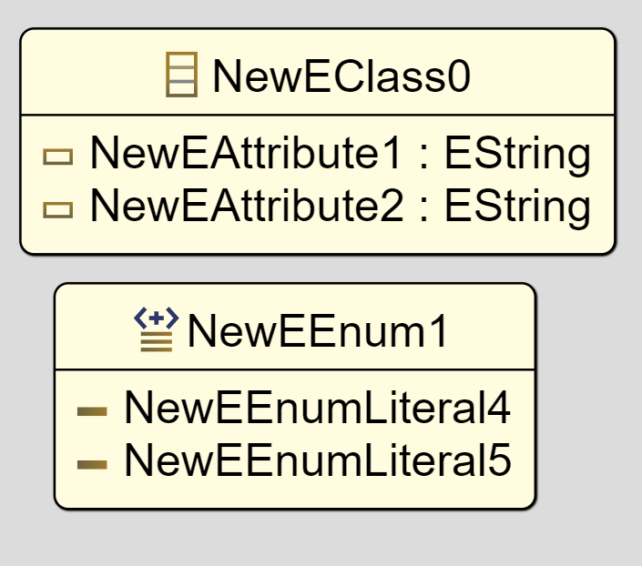 Improve styling of classes, enums, etc. [3] · Issue #56 · eclipsesource/ecore-glsp · GitHub