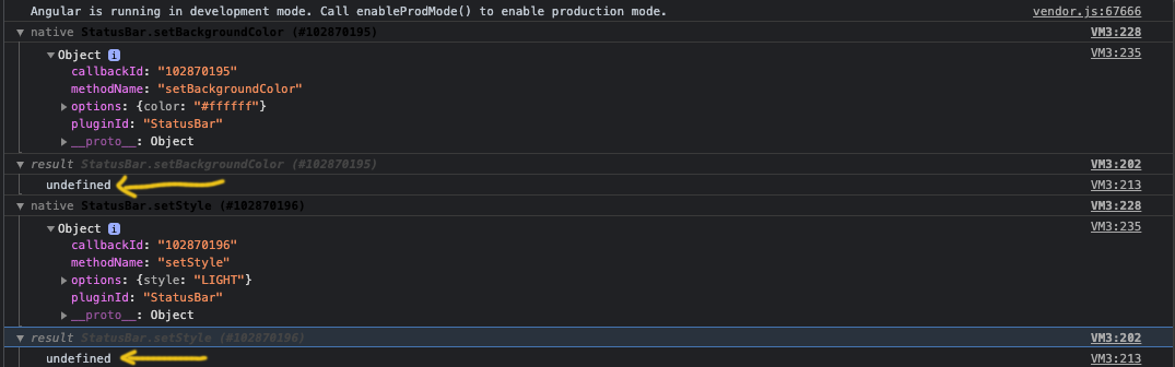 Capacitor status bar not changing status bar color · Issue #465 · ionic-team/capacitor-plugins ...