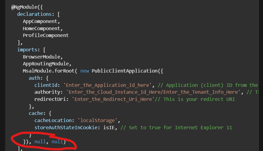 PublicClientApplication constructor parameters · Issue #4795 · AzureAD/microsoft-authentication ...