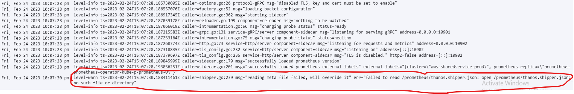Bitnamikube Prometheus Validate Prometheus Flags Found That Tsdb Max Time Is 1d And Min Time 