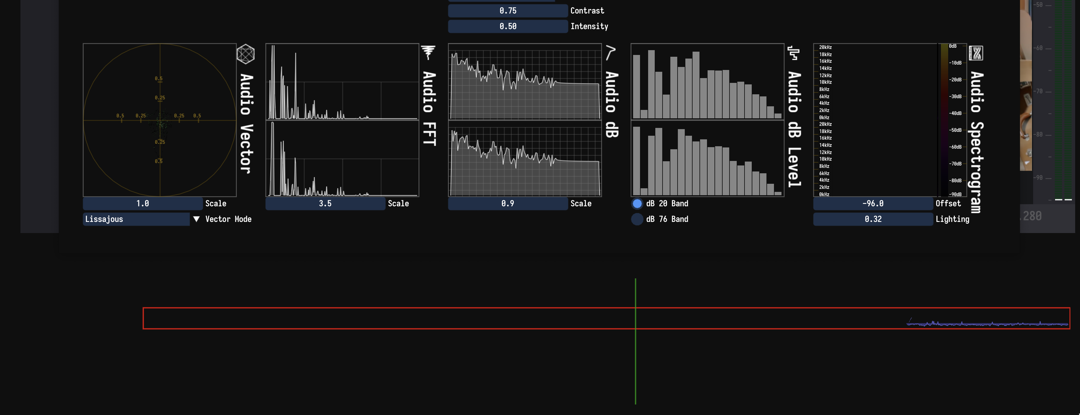 The drawing of the timeline area loses a lot of elements, after the media analysis area is ...
